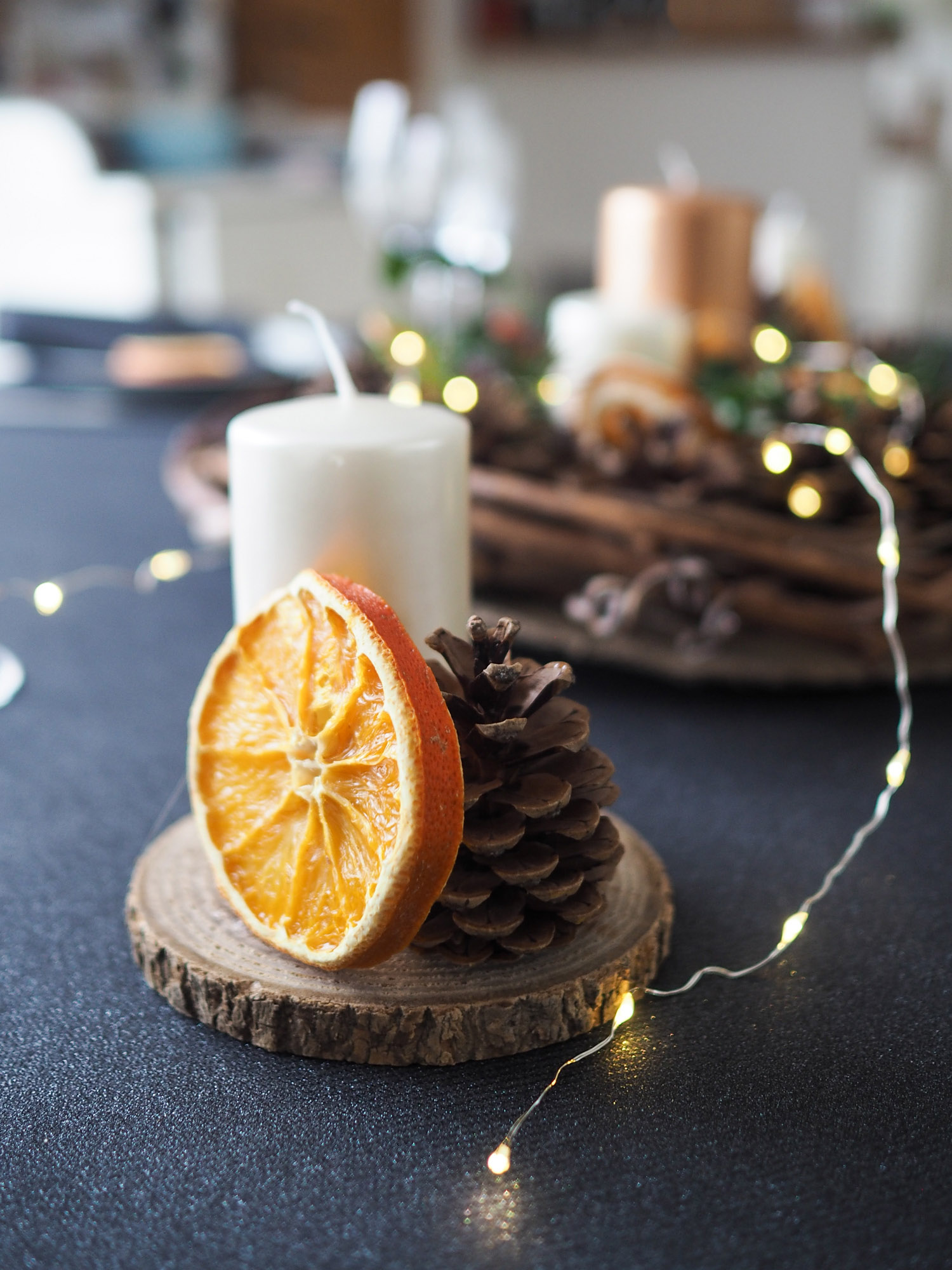 DIY – une déco de table nature pour Noël | Merci pour le chocolat
