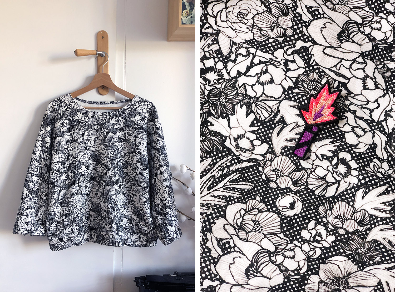 Couture – mon sweat Elaine x Juce Collection | Merci pour le chocolat